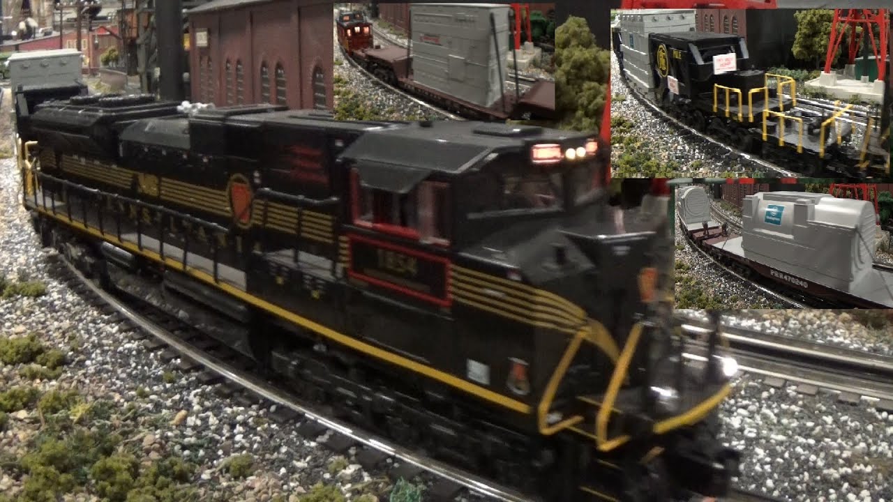 Lionel Legacy PRR Heritage SD70ACe #1854, P&LE Schnabel & 3 PRR High ...