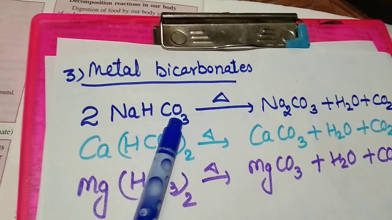 Thermal Decomposition of Metal Compounds. IX ICSE Chemistry - YouTube