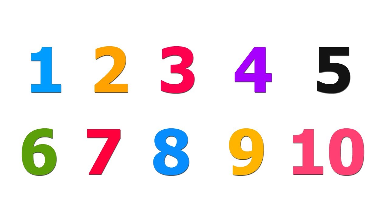 Numbers 1 to 10 in English - Learn English numbers vocabulary for ...