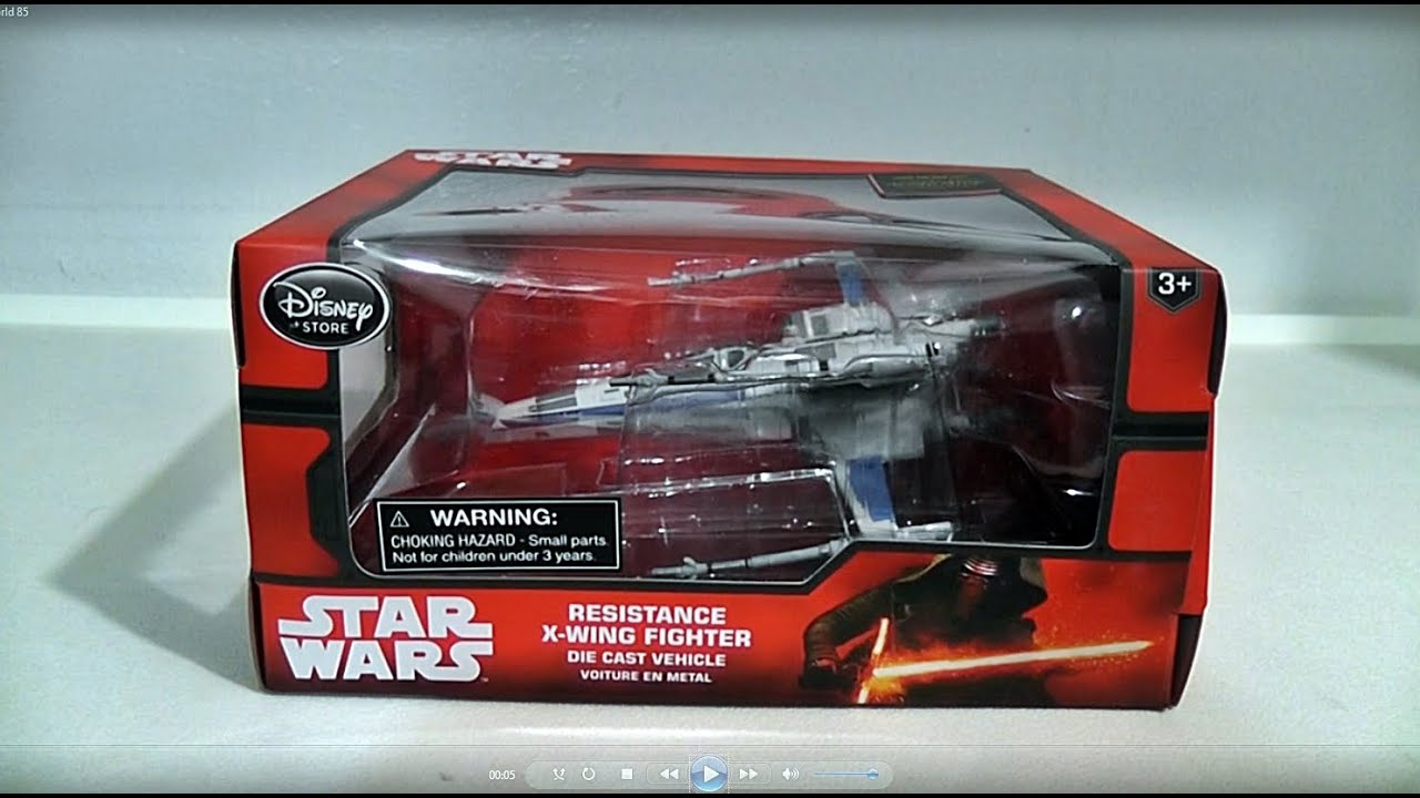 UnderWorld #85 "Disney Store Star Wars Episode 7 Die Cast X-Wing" - YouTube