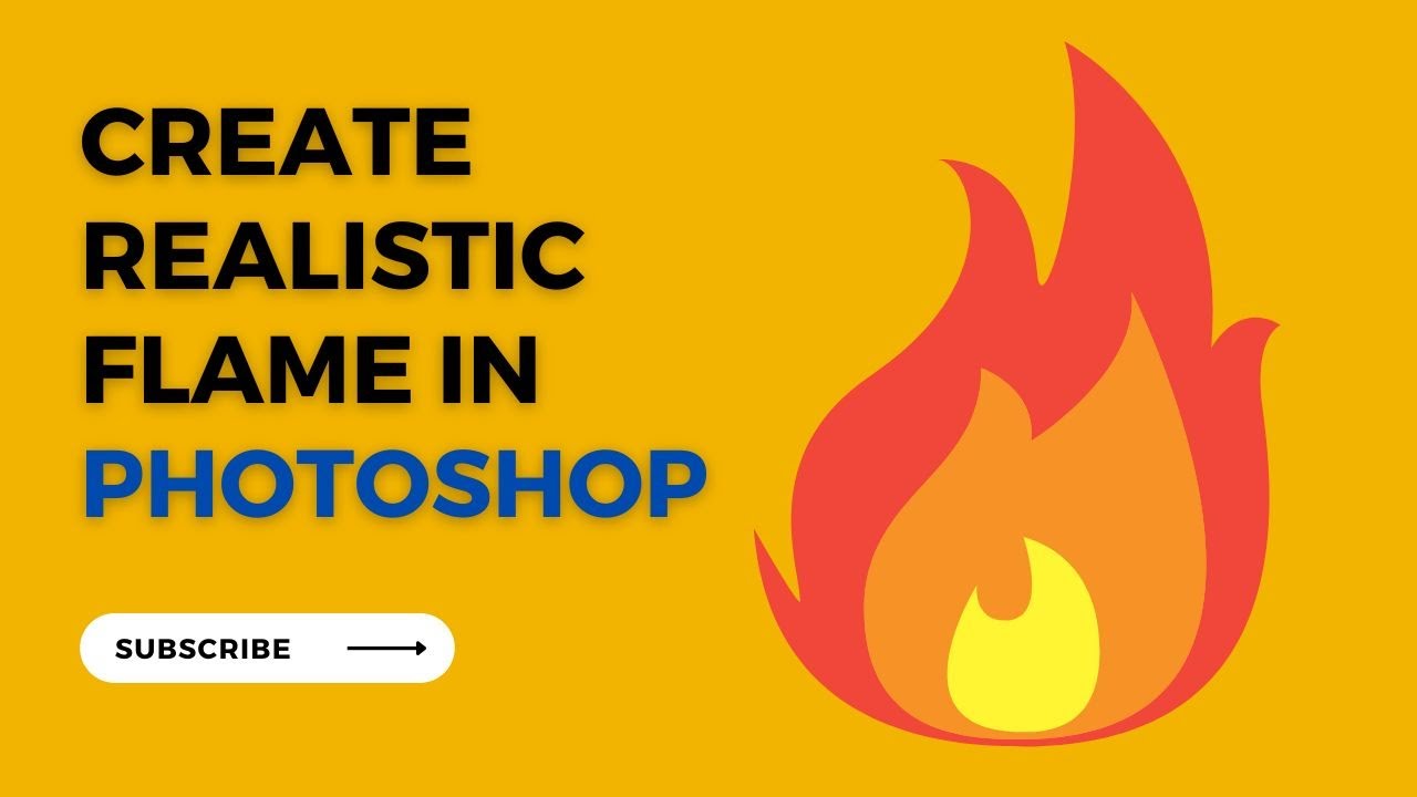 Create Realistic Flame in Photoshop #adobe #photoshop #flame #fire # ...