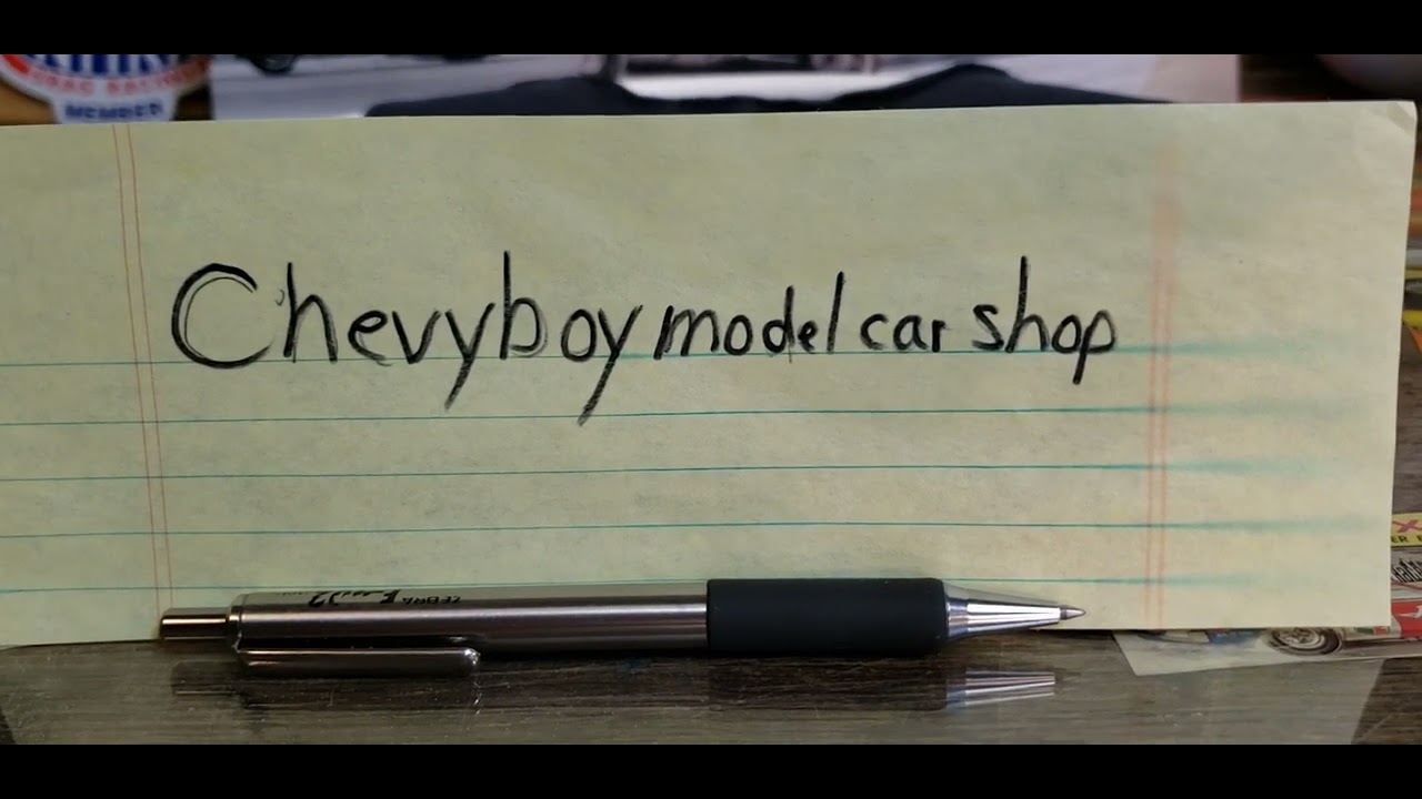 Channel Shout Out... Chevyboy Model Car Shop - YouTube