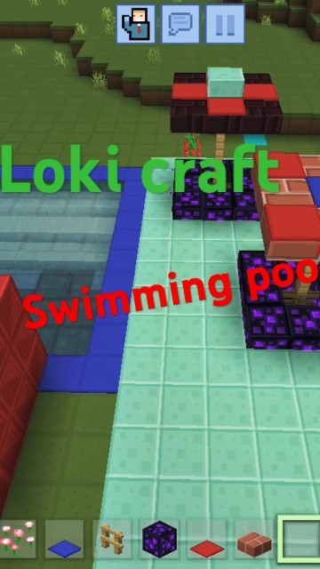Loki craft swimming pool - YouTube