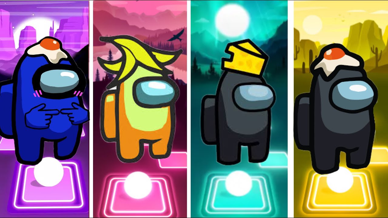 Among Us Team in Tiles Hop EDM Rush Game - YouTube