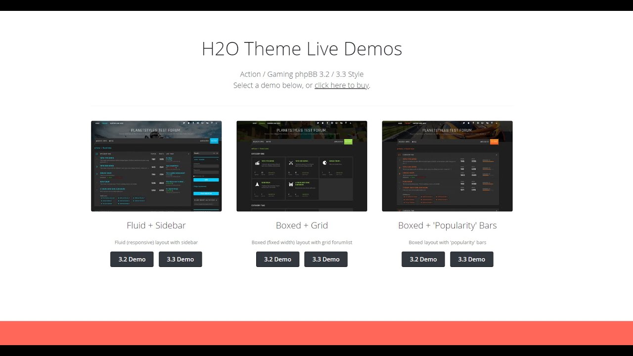 H2O - Action / Gaming Responsive phpBB 3.2/3.3 Theme Ashley Hiroki ...