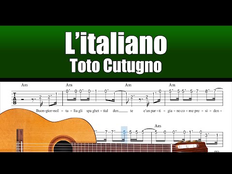 L'italiano (l asciatemi cantare) - Gitar İle Nasıl Çalınır