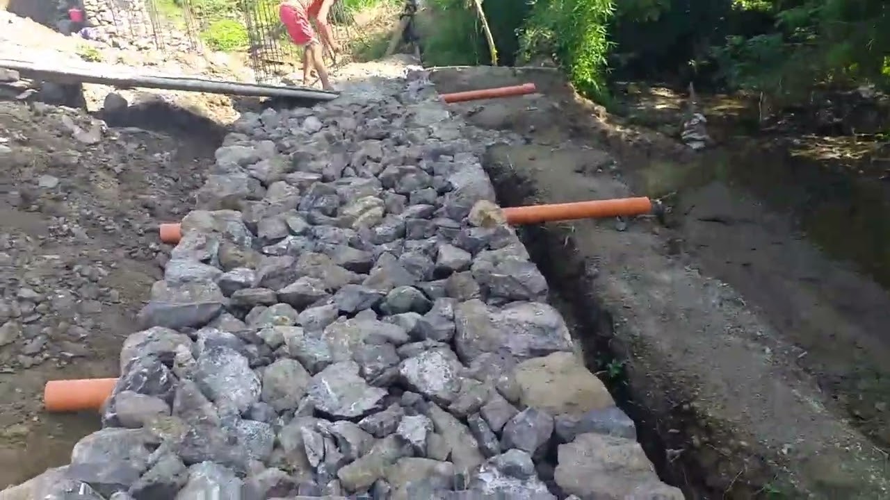 Slope Protection #2 -Riprapping works# Reinforcements. - YouTube