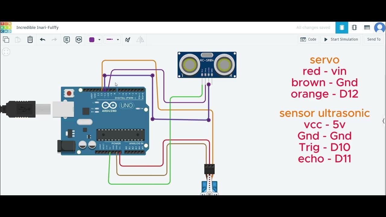 projek arduino radar - YouTube