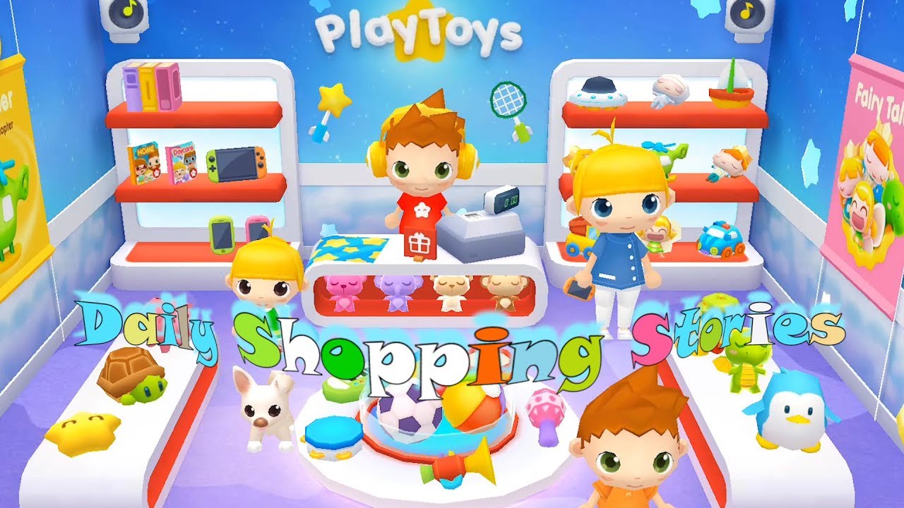 Daily Shopping Stories | Toddlers Game #9 | Cute Little Games - YouTube
