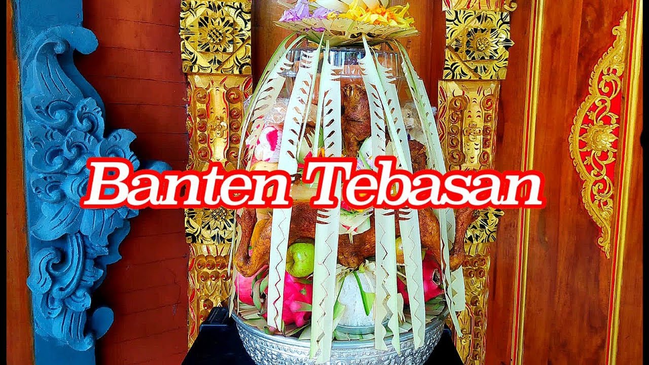 Tutorial/cara membuat Banten Tebasan yang cantik#ajegbali - YouTube