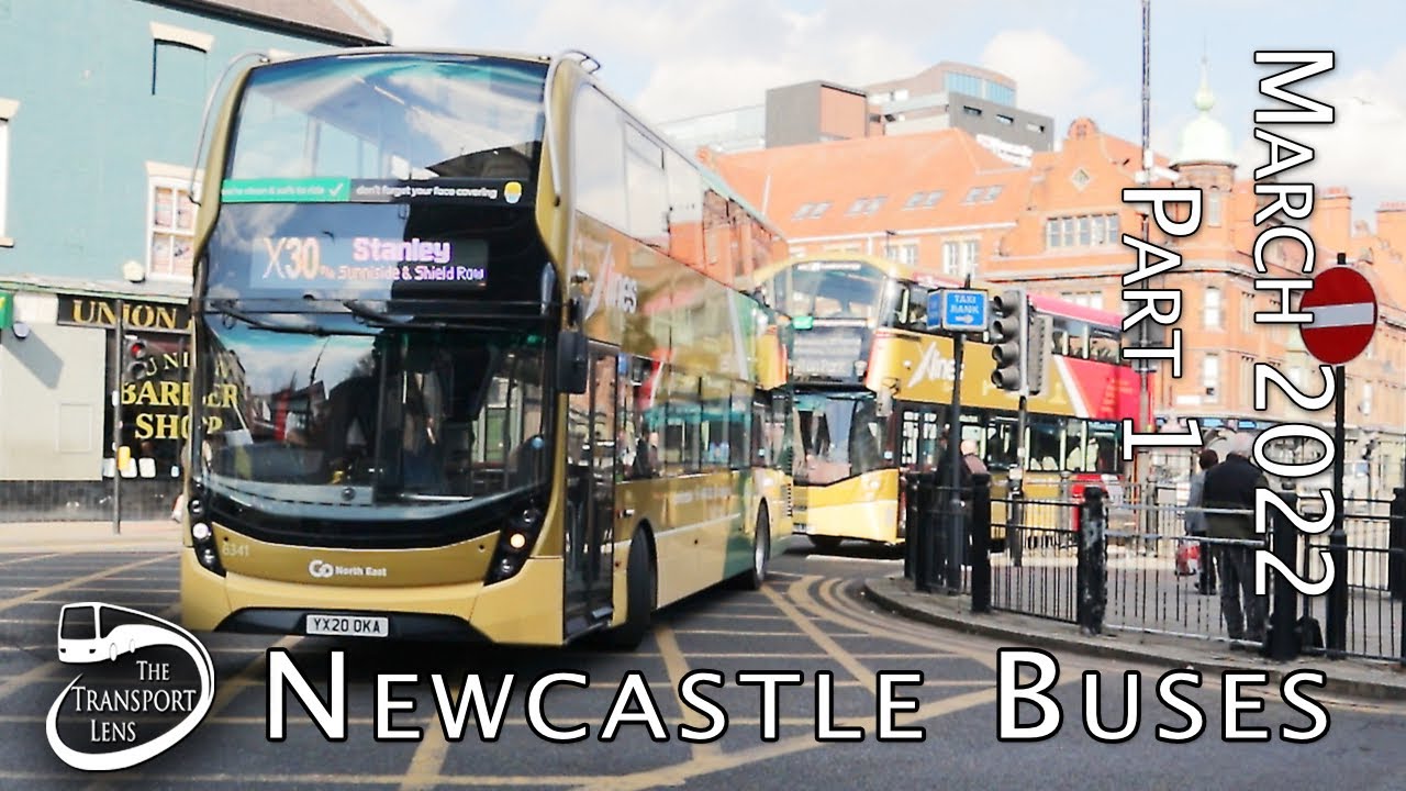 Newcastle Buses in March 2022 Part 1 - Go North East, Arriva ...