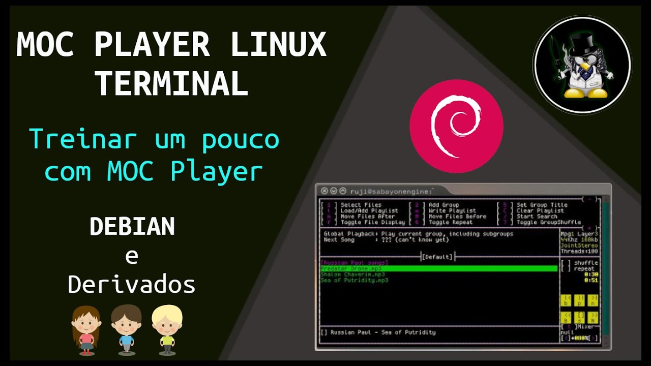 🔵 MOC Player Linux Um player para Terminal Linux fácil de instalar e ...