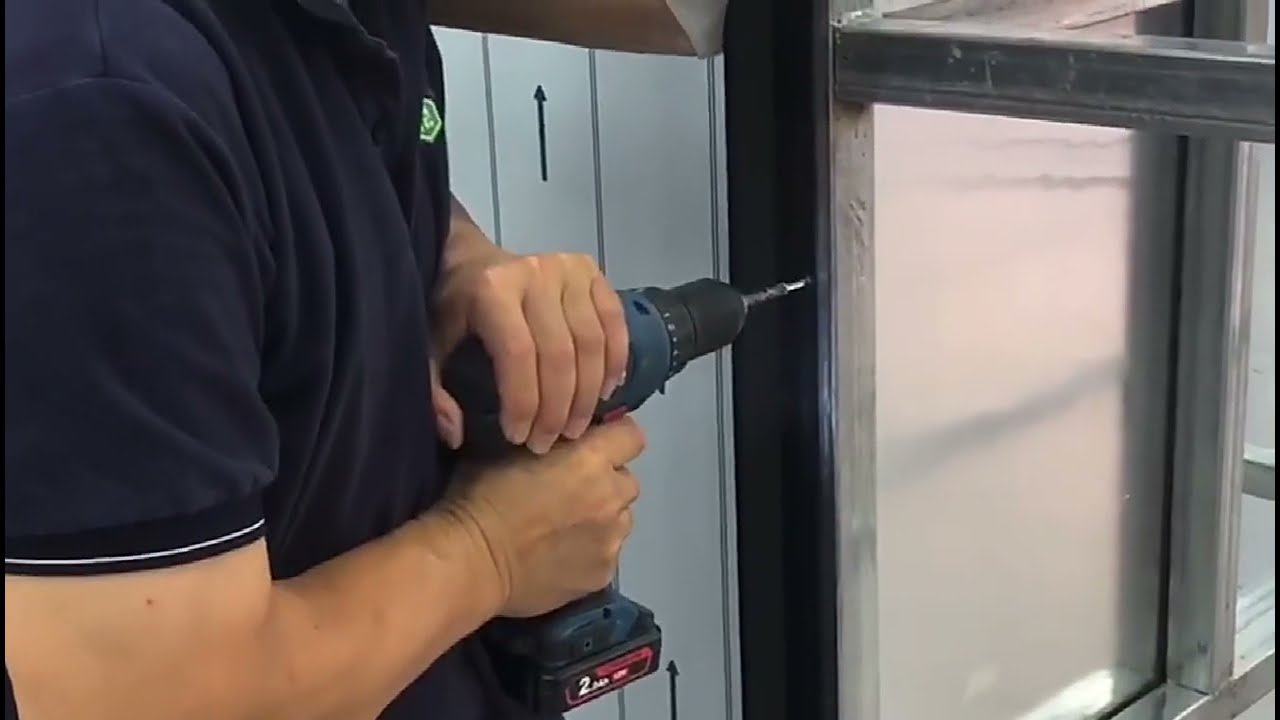 The installation of aluminum honeycomb panel - YouTube