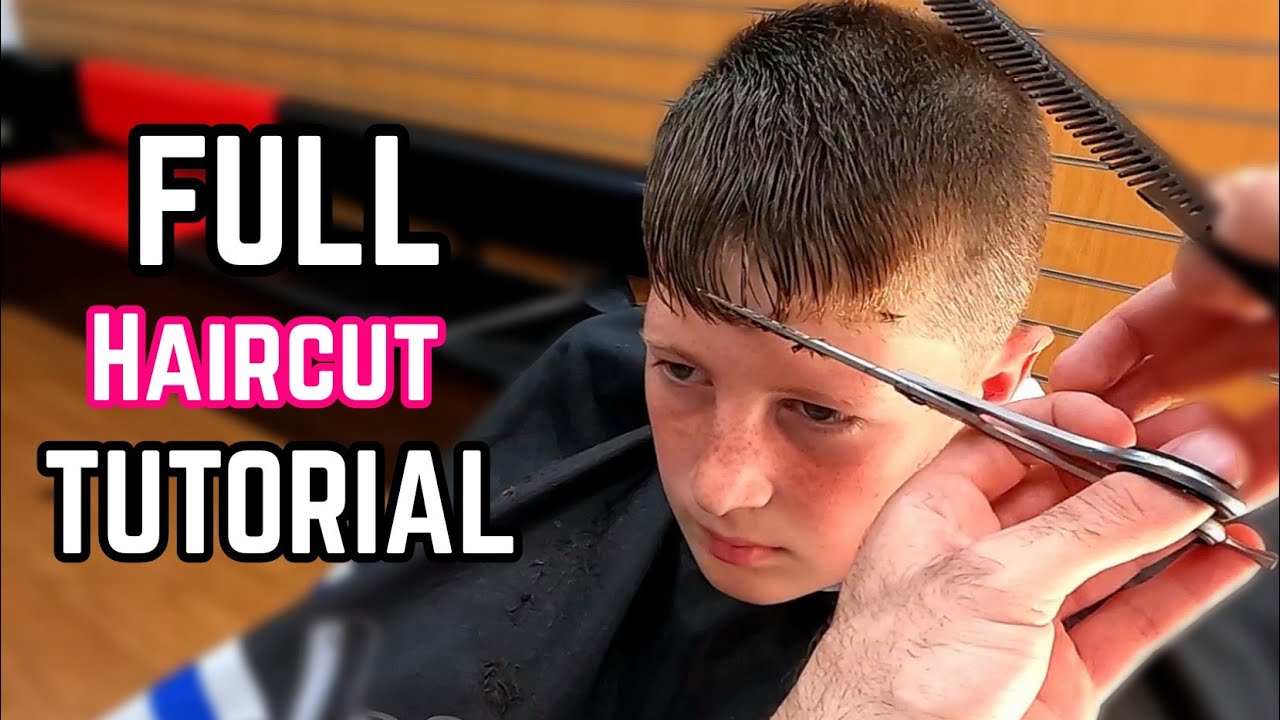HOW TO Cut Mens Hair Step By Step For Beginners Full Video Tutorial ...