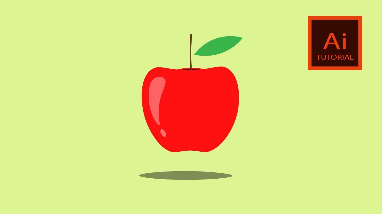 How To Draw An Apple In Illustrator - Warexamination15