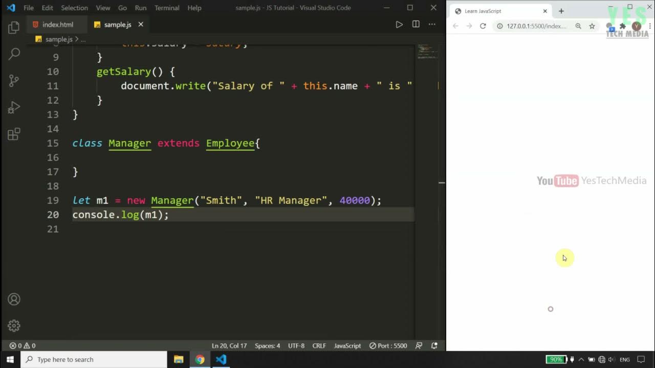Inheritance(OOP)| JavaScript Malayalam Tutorial | Part 25 of 25 | - YouTube