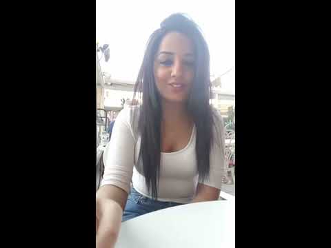 Very Hot Brunette Smoking in Public