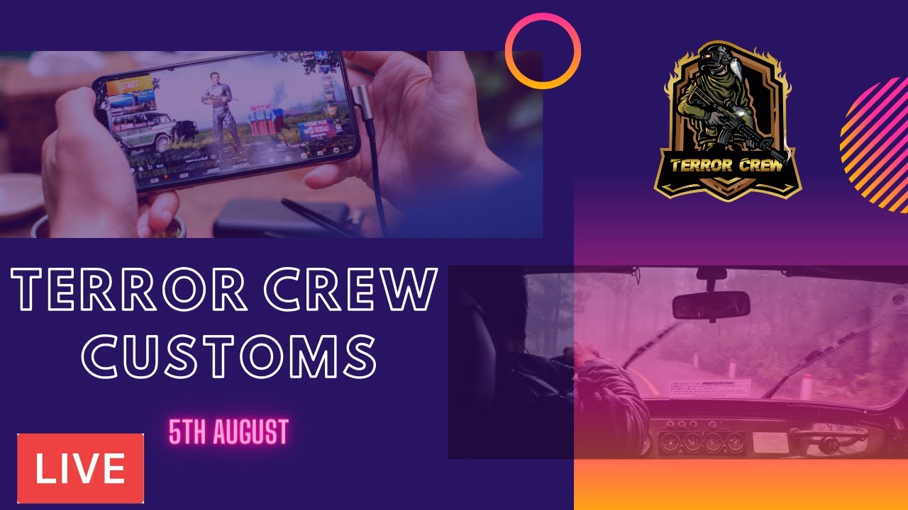 🔴Terror Crew Gaming Daily Customs Live Stream | 5th August - YouTube