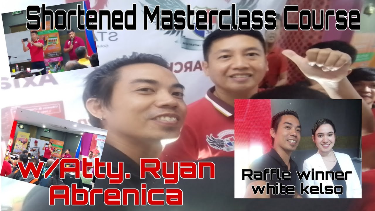 Masterclass w/Atty.Ryan Abrenica, - YouTube