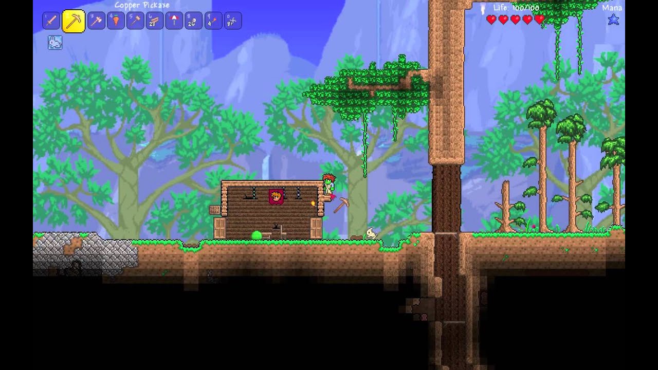 Terraria Multiplayer Ep. 1: Super Iron Broadsword Bros! - YouTube