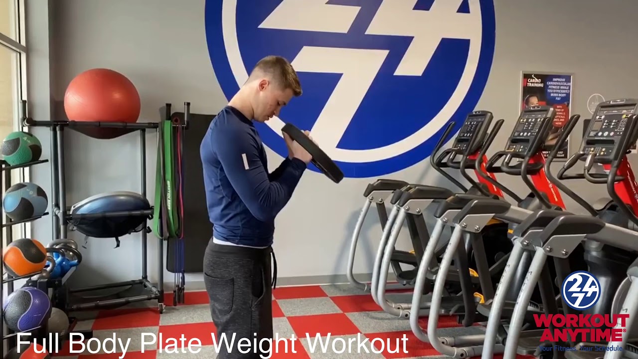Full Body Plate Weight Workout - YouTube