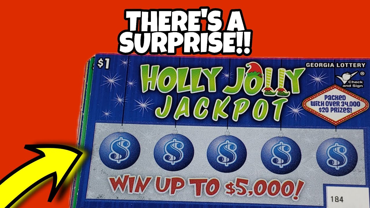 PROFIT🤑 $1 Holly Jolly JACKPOT - GEORGIA LOTTERY SCRATCH OFF TICKETS ...