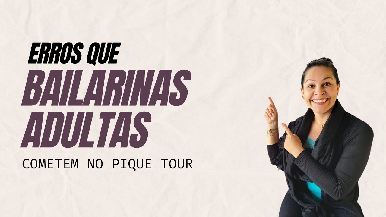 Como fazer pique tour corretamente no ballet adulto? - YouTube