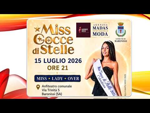 MISS GOCCE DI STELLE 2026 BARONISSI