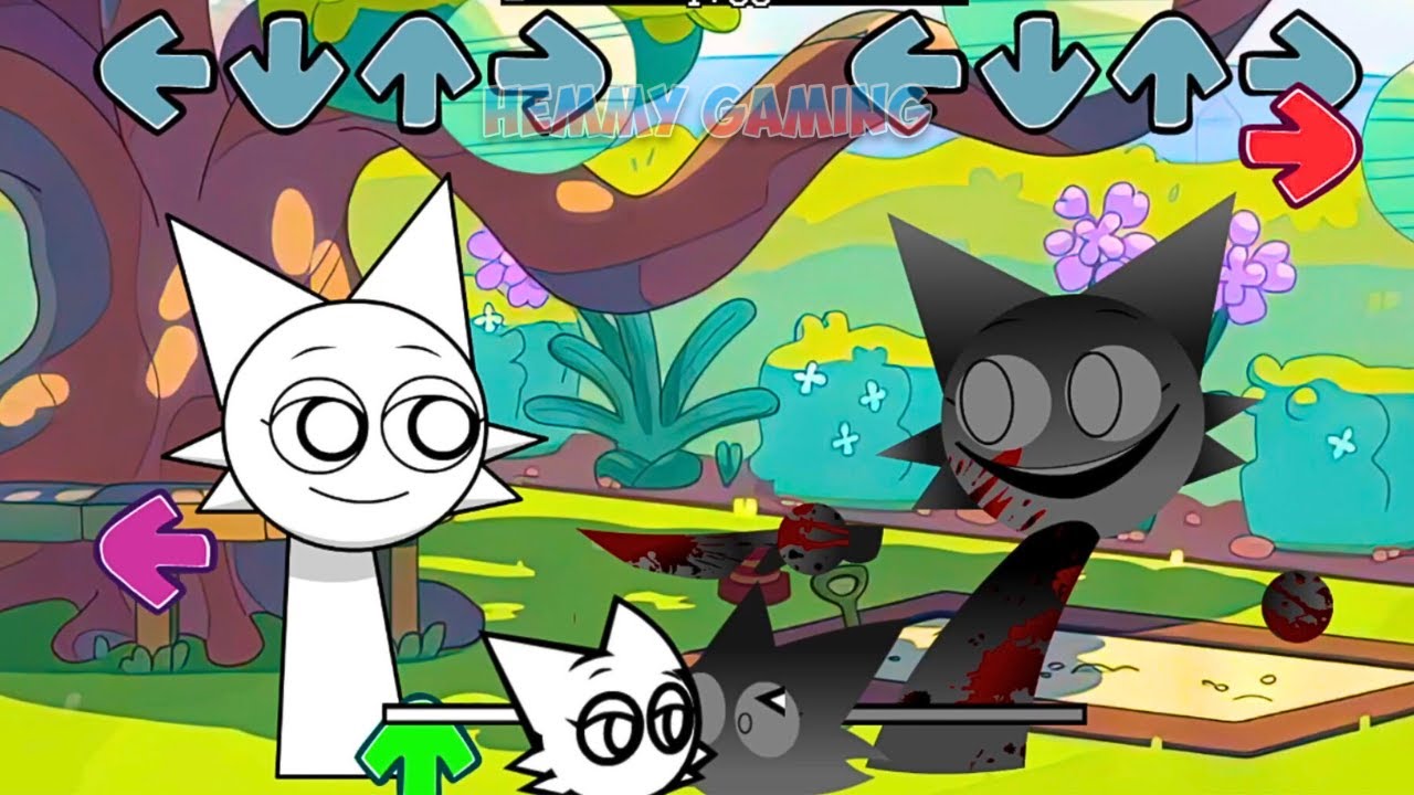 FNF Sprunki All Phases Sings Bluey Can Can | Incredibox Sprunki FNF ...