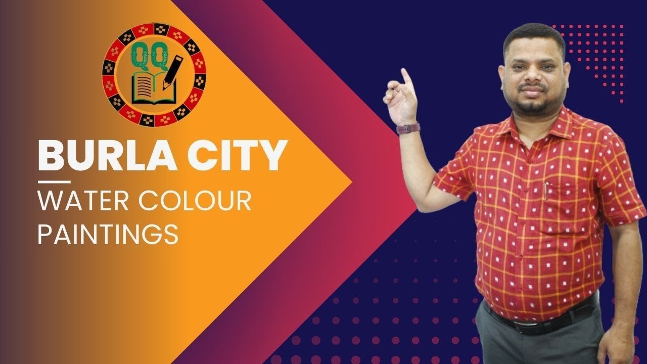 Watercolor Painting-Burla Town - YouTube