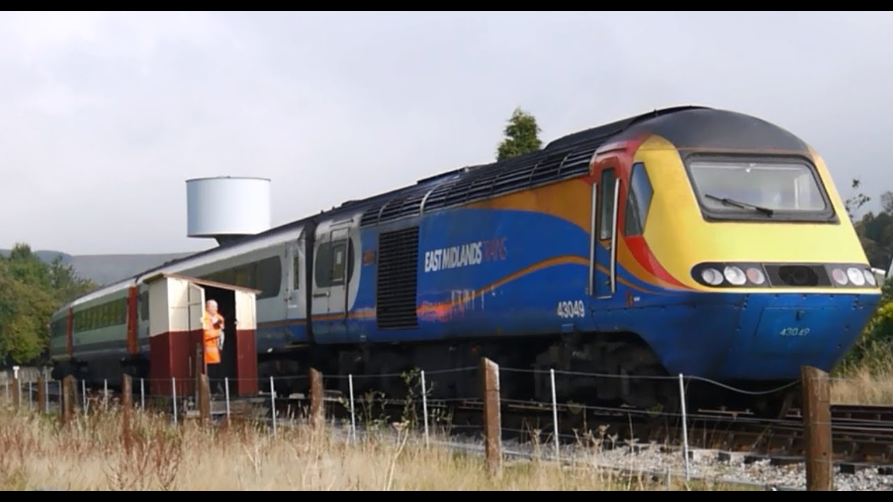 HST Inter City 125 43083 and 43049 at Rawtenstall, East Lancs Railway ...