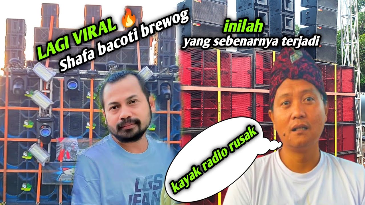 VIRAL KAN..🔥🔥 KLARIFIKASI OWNER SHAFA TENTANG BACOTI BREWOG DI ...