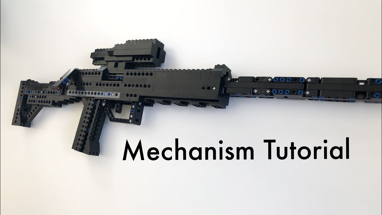 Lego Sniper Rifle Mechanism Tutorial - YouTube