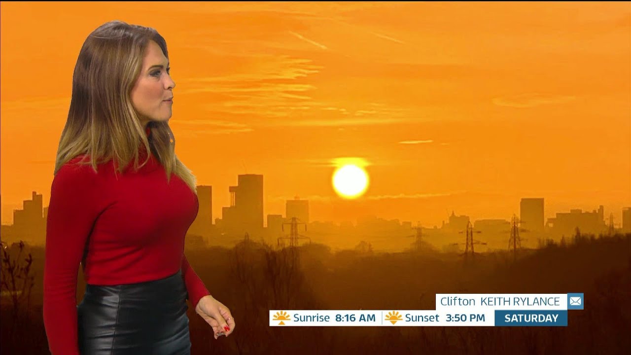 Jo Blythe - ITV Granada Weather 08Dec2023 - YouTube