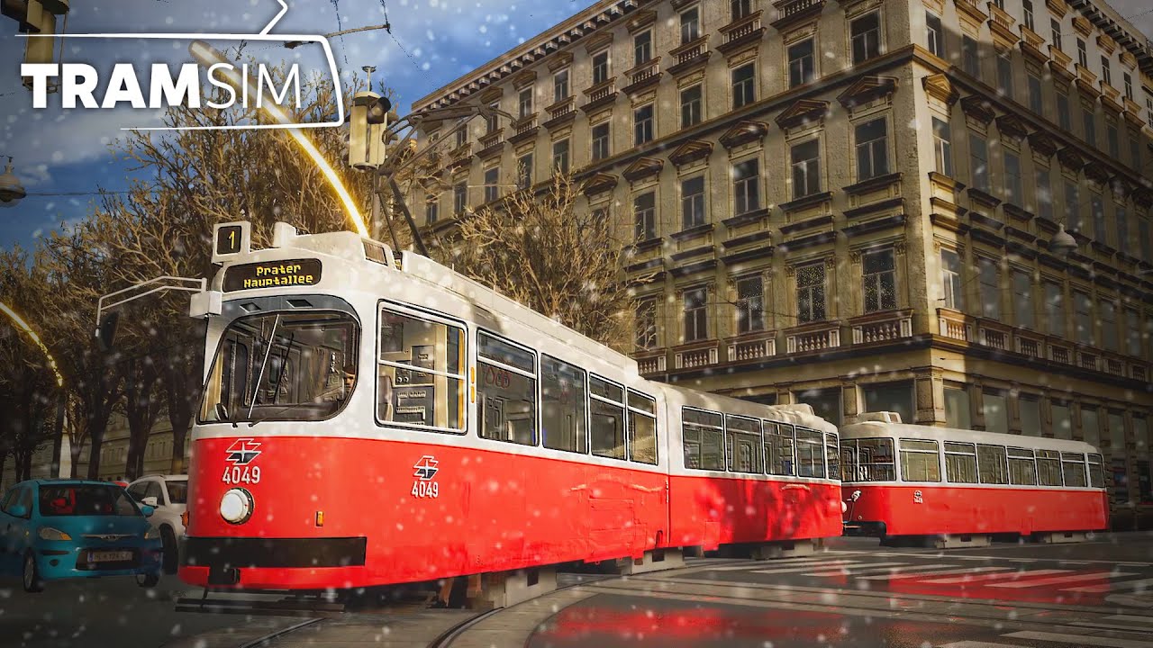 Tram Sim 🚋 Type E2 im Schnee | Let's Play TramSim Wien #10 - YouTube