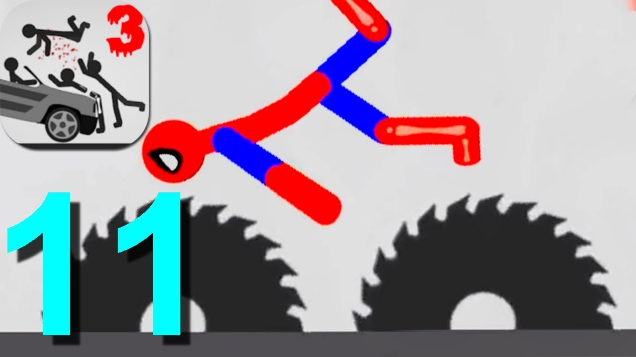 Stickman Destruction 3 Heroes🏁 Spiderman Walkthrough Part 11 / Android ...