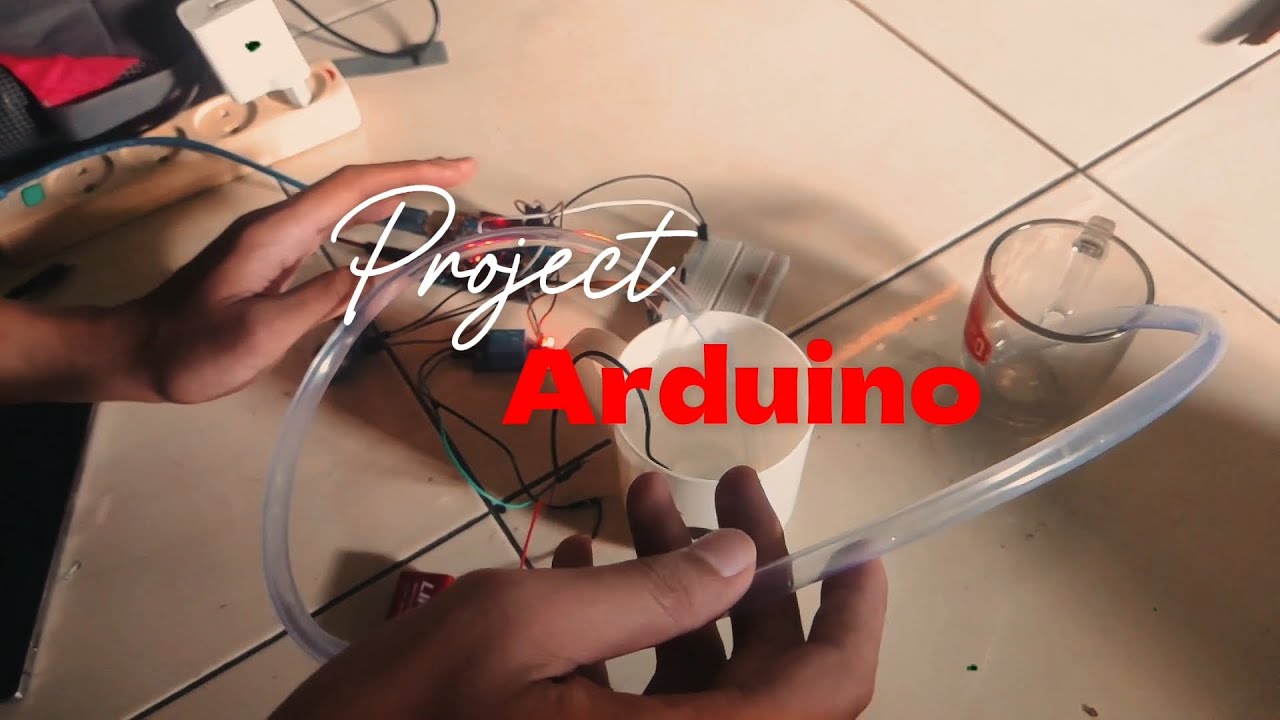Membuat Dispenser Otomatis - Project Arduino - YouTube
