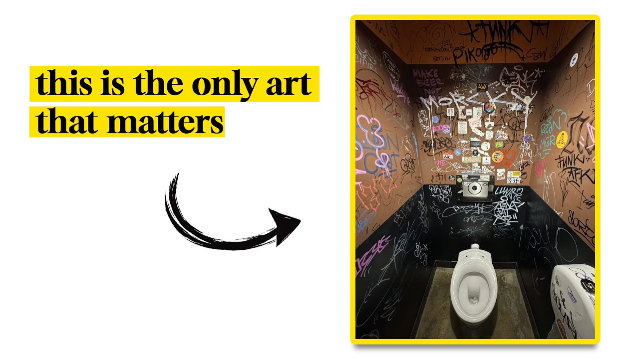 The Unappreciated Art of Bathroom Stall Graffiti - YouTube