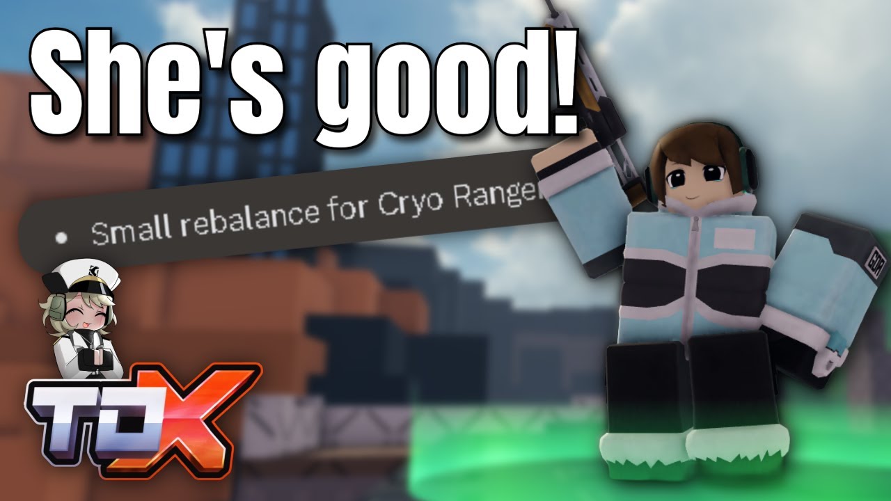 Cryo-Ranger got a Rebalance! Is It Good?... | Tower Defense X | ROBLOX ...