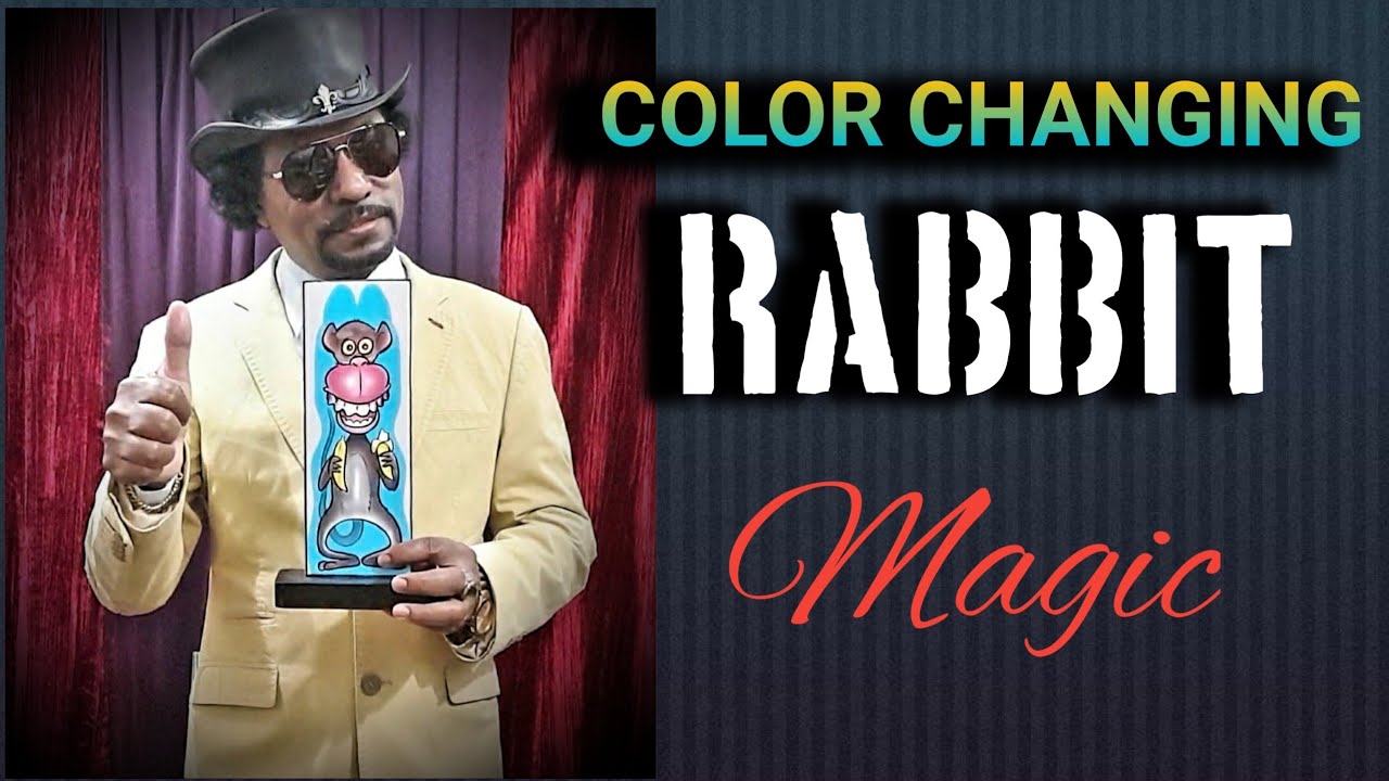 Color Changing Rabbit Magic Trick | by Dr.Gugampoo, Kuwait. - YouTube