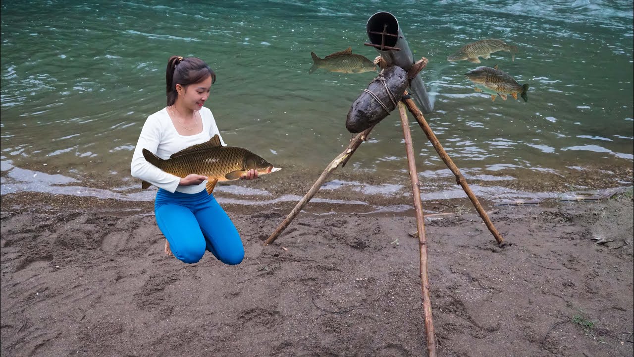 How to Make Simple Fish Trap From Plastic Pipes, The SECRET to Catching ...