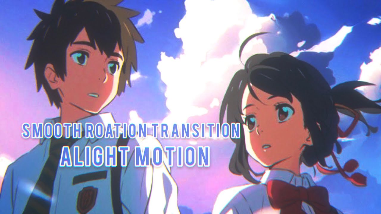 How to do rotation transition in alight motion/amb edit tutorial /basic ...