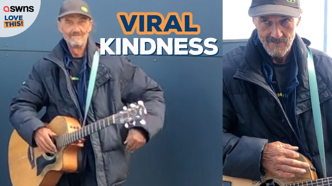 Thousands raised for homeless busker after he went viral on TikTok 🎸🎵 ...