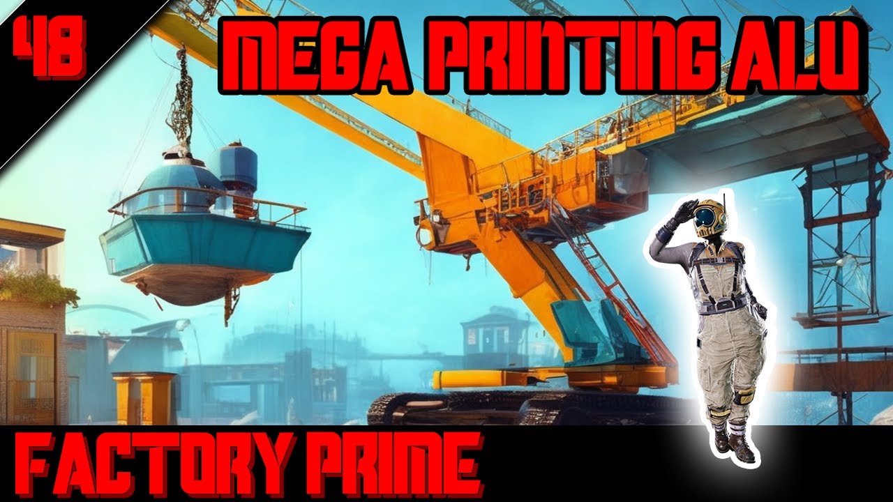 🏙️Alu Area 2 DER MEGAPRINT - SATISFACTORY: Factory Prime - 48 - YouTube