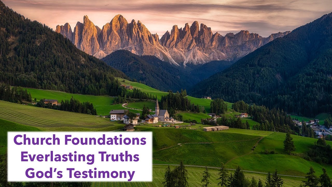 Church Foundations Pt. 3 - "God's Testimony" - Sun. Morning Worship ...