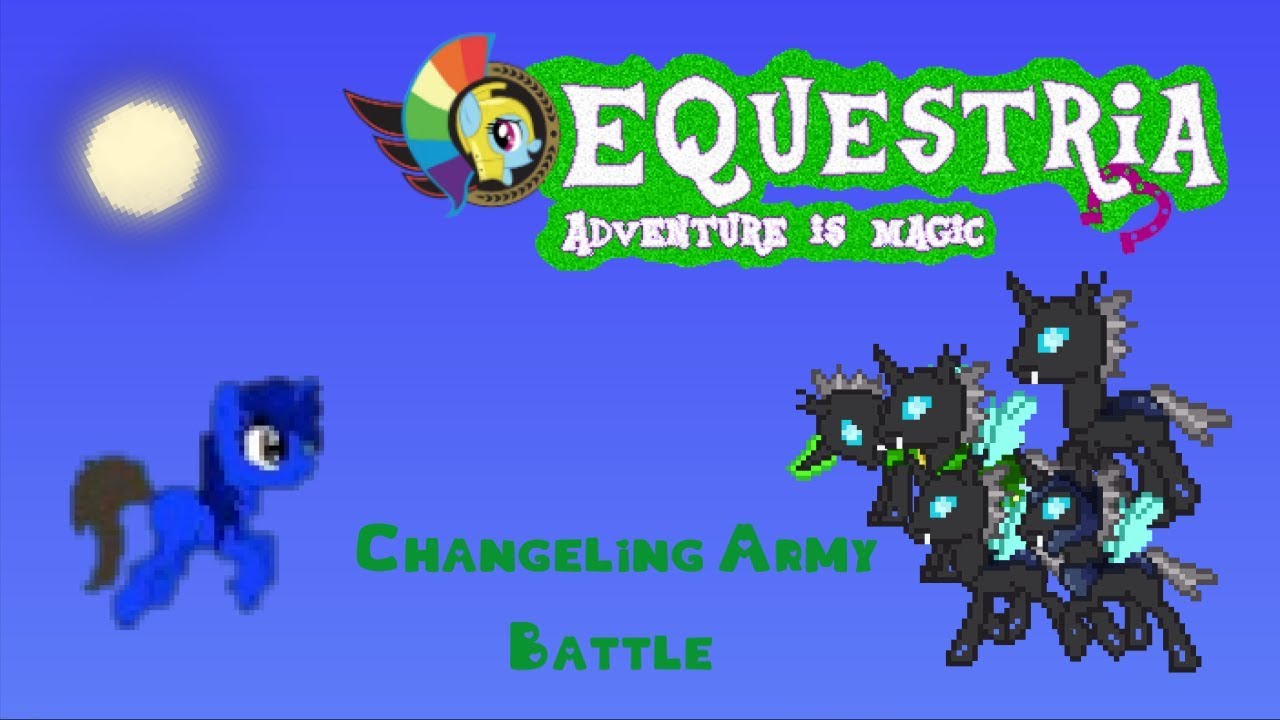 Terraria MLP Modded: Changeling Army Battle - YouTube