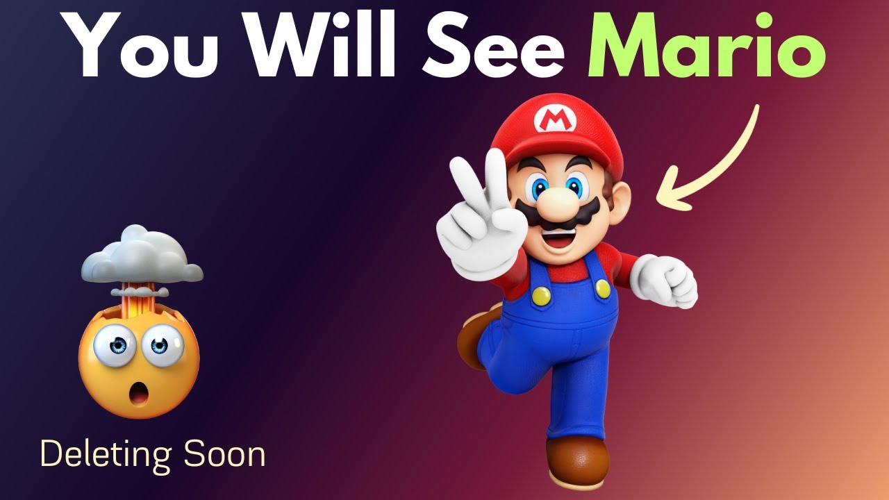 This Video Will Make You See Mario In Your Room! - YouTube