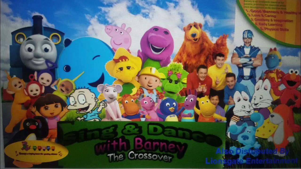 Thumbnail for Sing and dance with Barney the crossover V2 (for Bradley Browne) - YouTube
