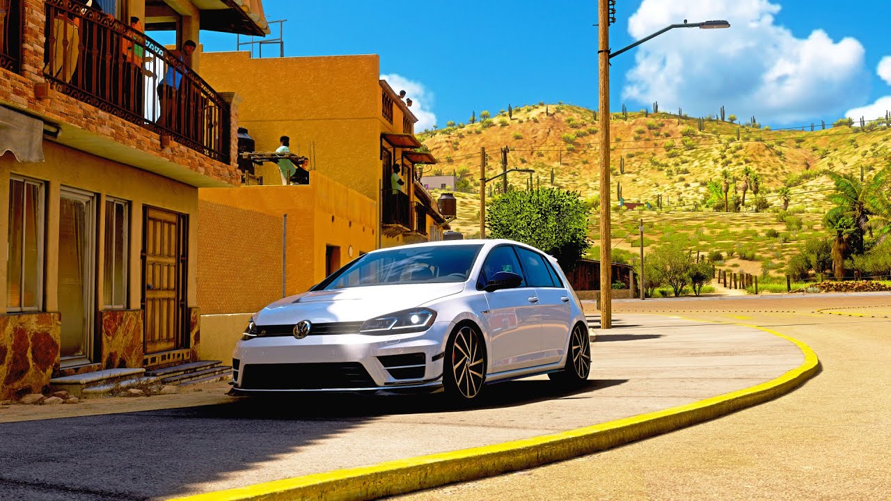 2021 Golf R - Forza Horizon 5 | Logitech G923 Gameplay - YouTube