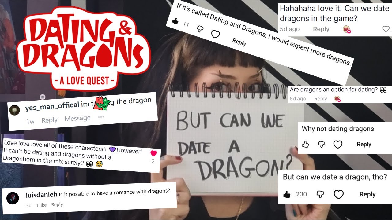 Can we date A DRAGON in Dating and Dragons - A Love Quest? - YouTube